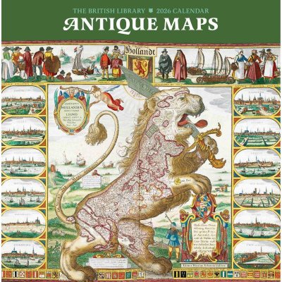 2026 Antique Maps Wall Calendar | Waterstones
