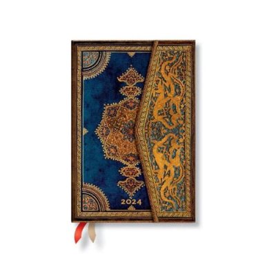 Safavid Indigo (Safavid Binding Art) Mini 12-month Dayplanner 2024 by ...