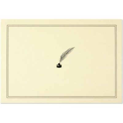 Quill Pen & Ink Note Cards by Inc Peter Pauper Press | Waterstones