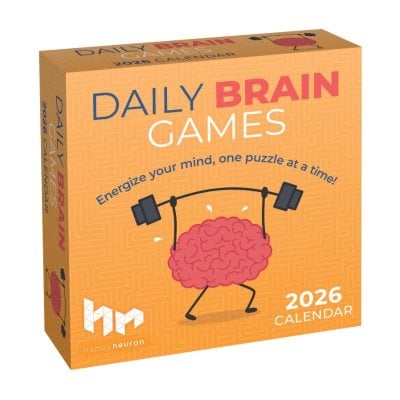 2026 Daily Brain Games Boxed Calendar by HappyNeuron | Waterstones