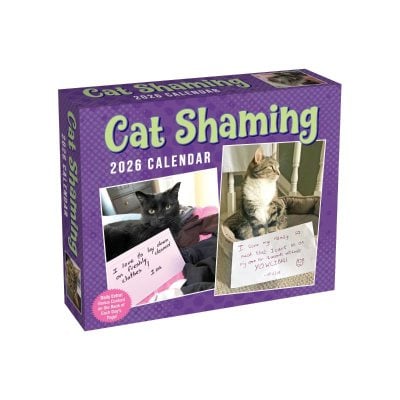Cat Shaming 2026 Day-to-Day Calendar by Pedro Andrade | Waterstones