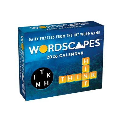 2026 Wordscapes Boxed Calendar by Peoplefun Inc. | Waterstones