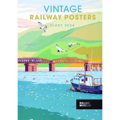 Vintage Railway Posters A5 Wiro Diary 2024 | Waterstones