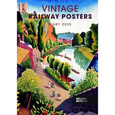 Vintage Railway Posters A5 Wiro Diary 2025 | Waterstones