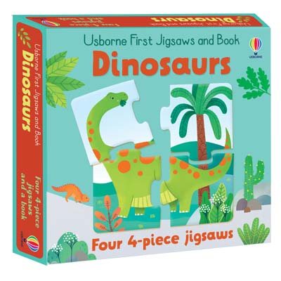 Usborne Dinosaur 4Pc Jigsaw by Matthew Oldham, Elisa Ferro | Waterstones