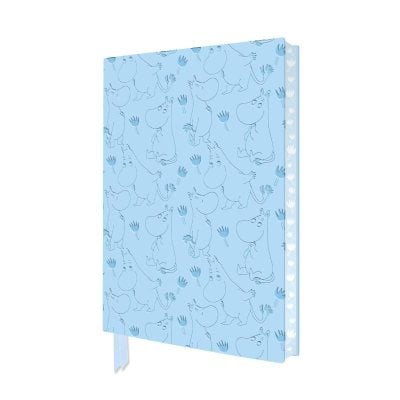 Embossed Moomin And Flowers Blue Artisan Notebook by Flame Tree Studio ...
