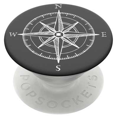 Compass design pop socket | Waterstones