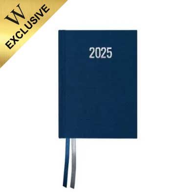 Waterstones Signature Blue Pocket Diary 2025 | Waterstones