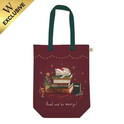 Read And Be Merry Cloth Bag | Waterstones
