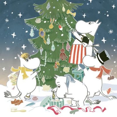 moomins decorating tree | Waterstones