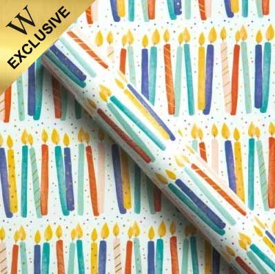 Candles 3M Roll Wrap | Waterstones