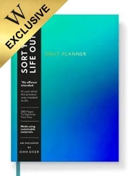 Blue Haze Ombre Daily Planner | Waterstones
