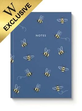Nvy Bees Perfect Bound A5 Notebook | Waterstones