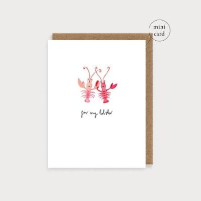 To My Lobster Greeting Card | Waterstones