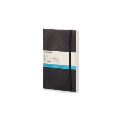 Black Dotted Soft Notebook L | Waterstones