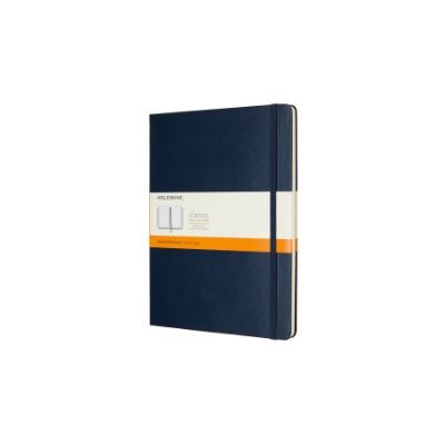 Sapphire Blue Ruled Hard Notebook Xl | Waterstones
