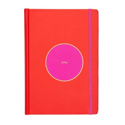 Red & Pink Contrast Diary 2024 | Waterstones