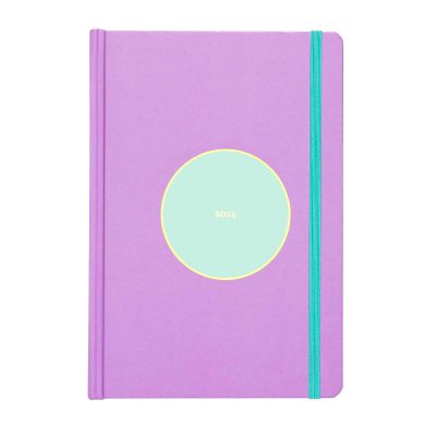Lilac & Mint Contrast Diary 2024 | Waterstones