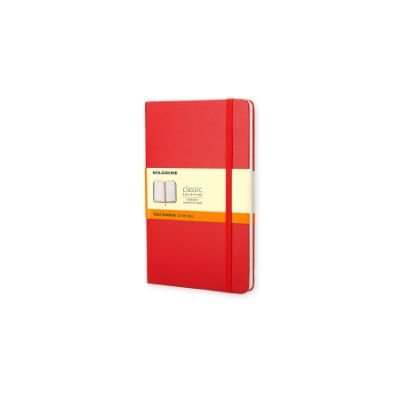 Moleskine Large Ruled Notebook Red | Waterstones