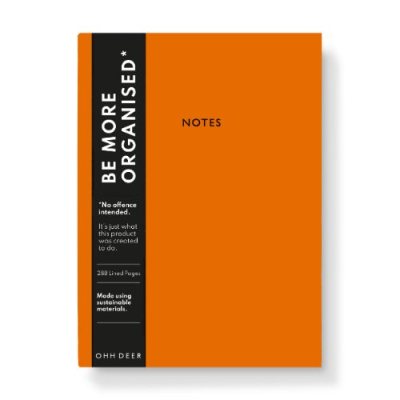 Burnt Orange A5 Linen Notebook | Waterstones