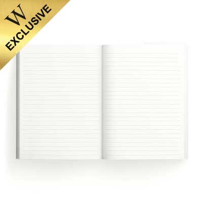 Multi Stripe Perfect Bound A5 Notebook | Waterstones