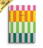 Multi Stripe Perfect Bound A5 Notebook | Waterstones