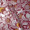 Winter Woodland Animals Burgundy 3M Roll Wrap | Waterstones